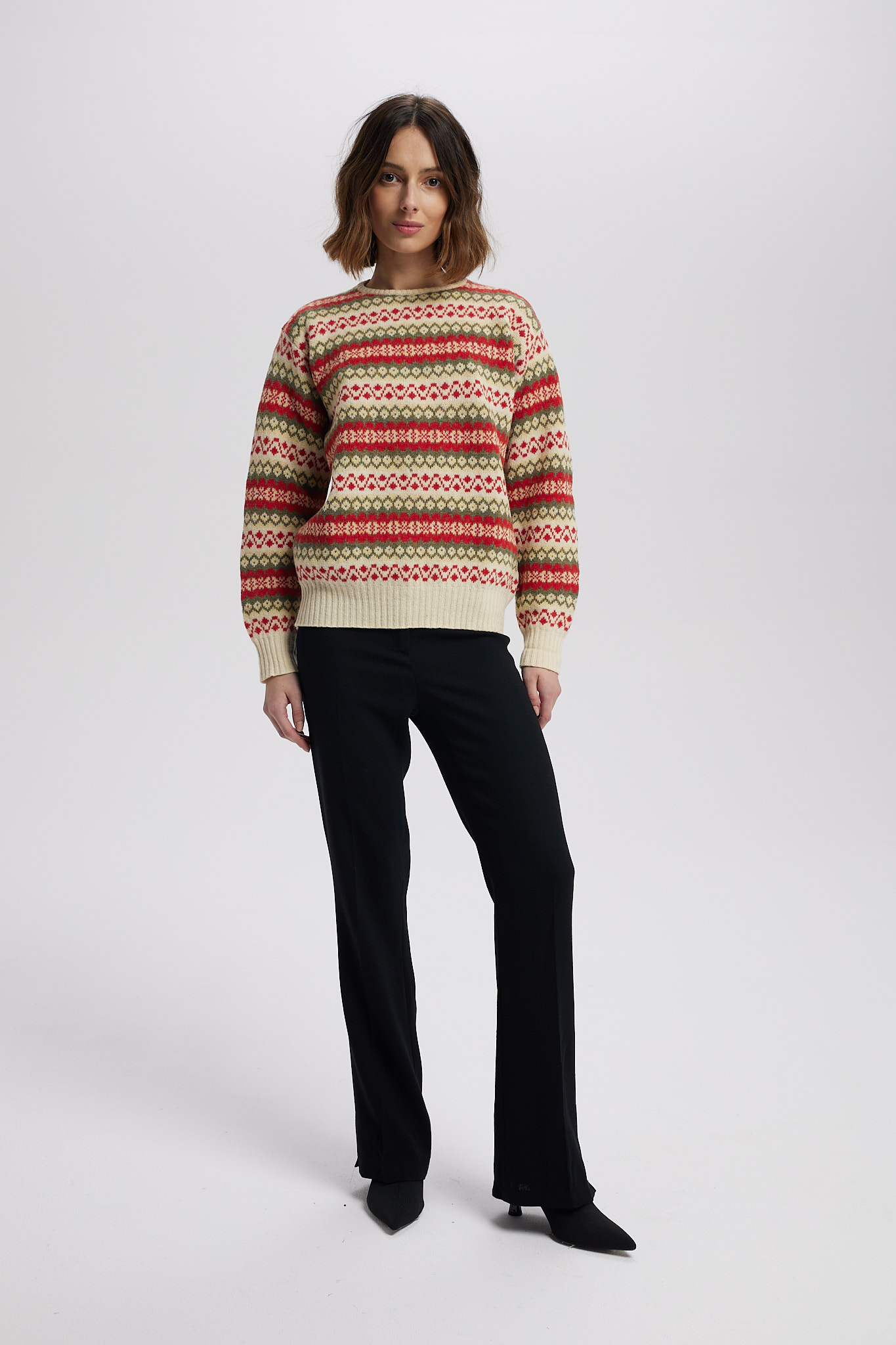 Sweter Vintage Benetton 100% wełna – La Ronde